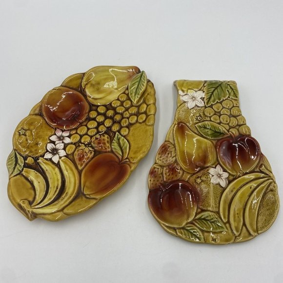 Lugene's | Kitchen | Vintage Lugenes Ceramic Double Spoon Rest And ...